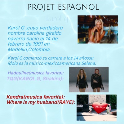 Projet Espagnol Genially