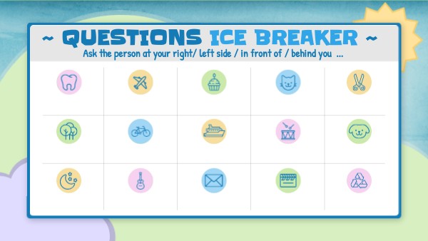 Questions Ice Breaker Genially
