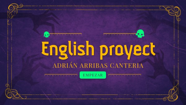 English Proyect Genially