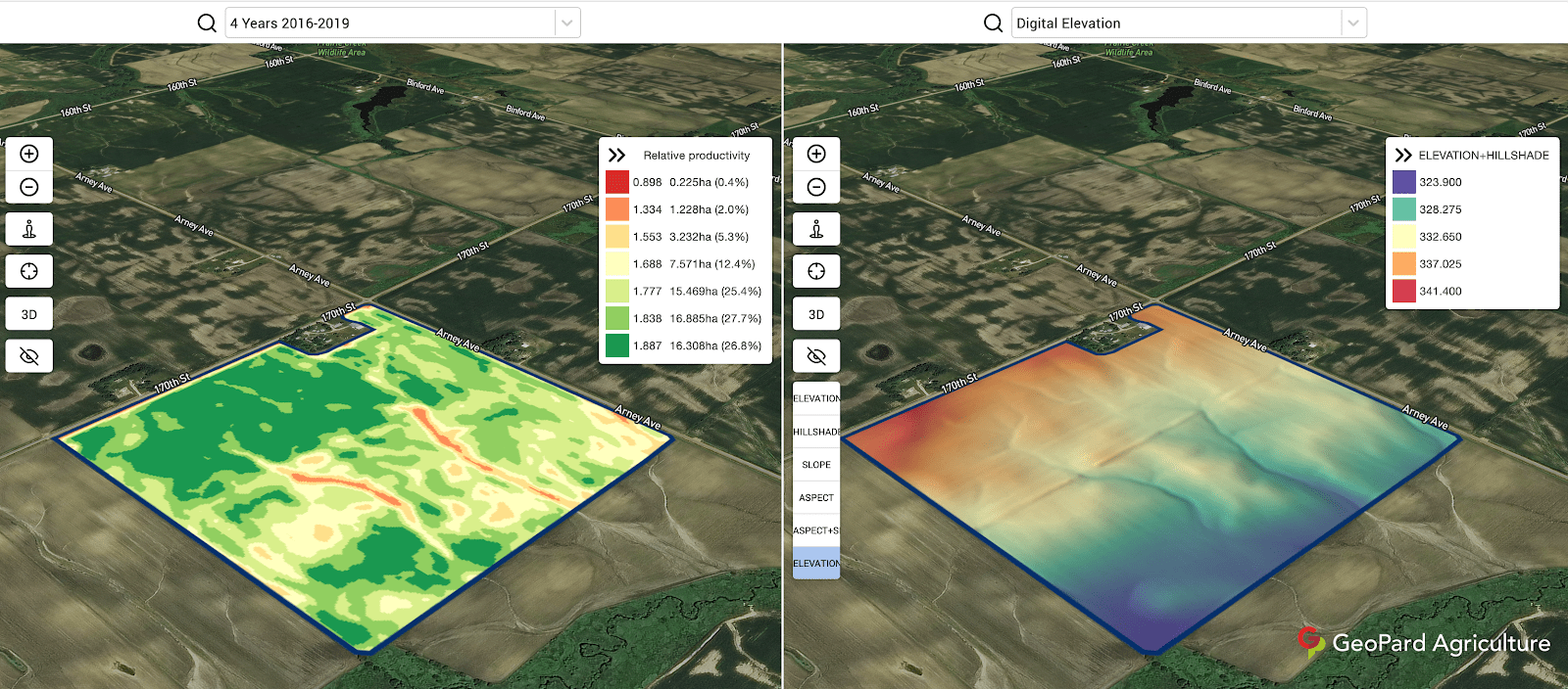 Topography and relief analytics for agricultural fields - GeoPard ...