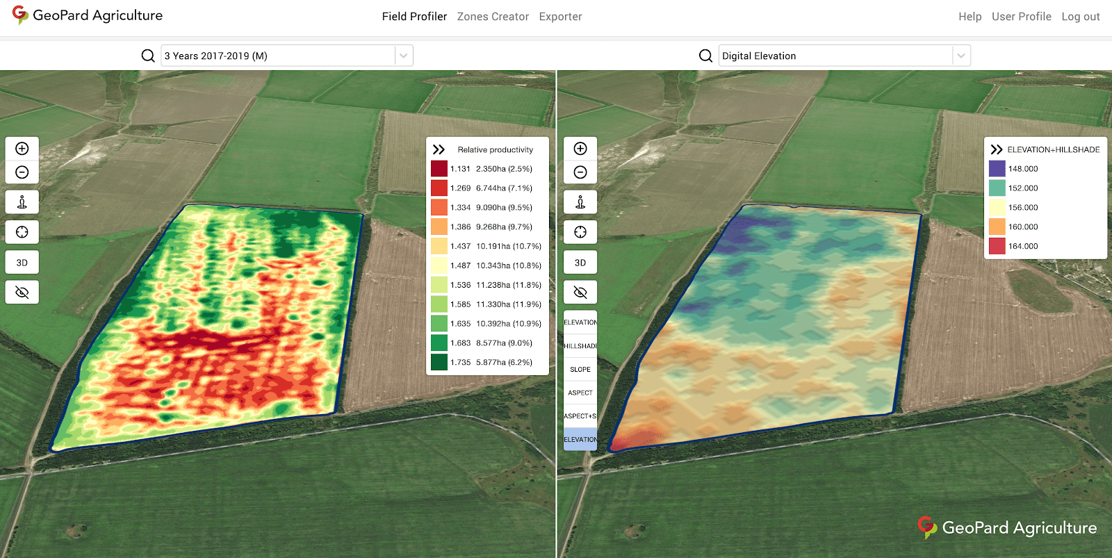 Topography and relief analytics for agricultural fields - GeoPard ...