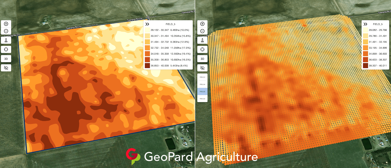 Density Sensor-based data in Precision agriculture