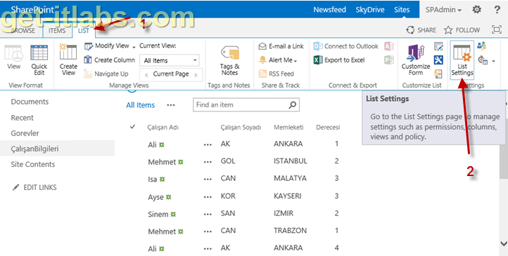 SharePoint Liste ve Kitaplıklarında Metadata Navigation ile Filtreleme ...