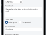Edit Project Details Accountable Property Management App