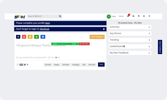Employee Engagement Software | BRAVO Rewards & Recognition