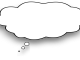 Thinking Cloud Vector At Getdrawings Free Download