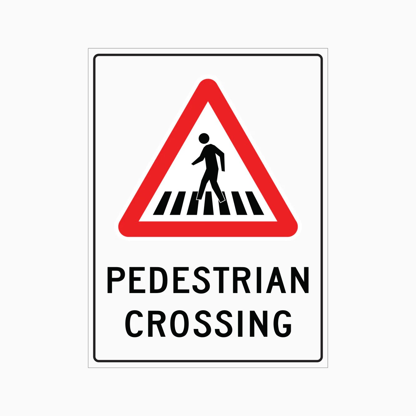 Pedestrian Crossing Sign Zebra Crossing Signs For Safety On