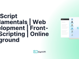 Javascript Fundamentals Web Development Front End Scripting