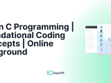Learn C Programming Foundational Coding Concepts Online Playground