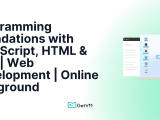 Programming Foundations With Javascript Html Css Web Development