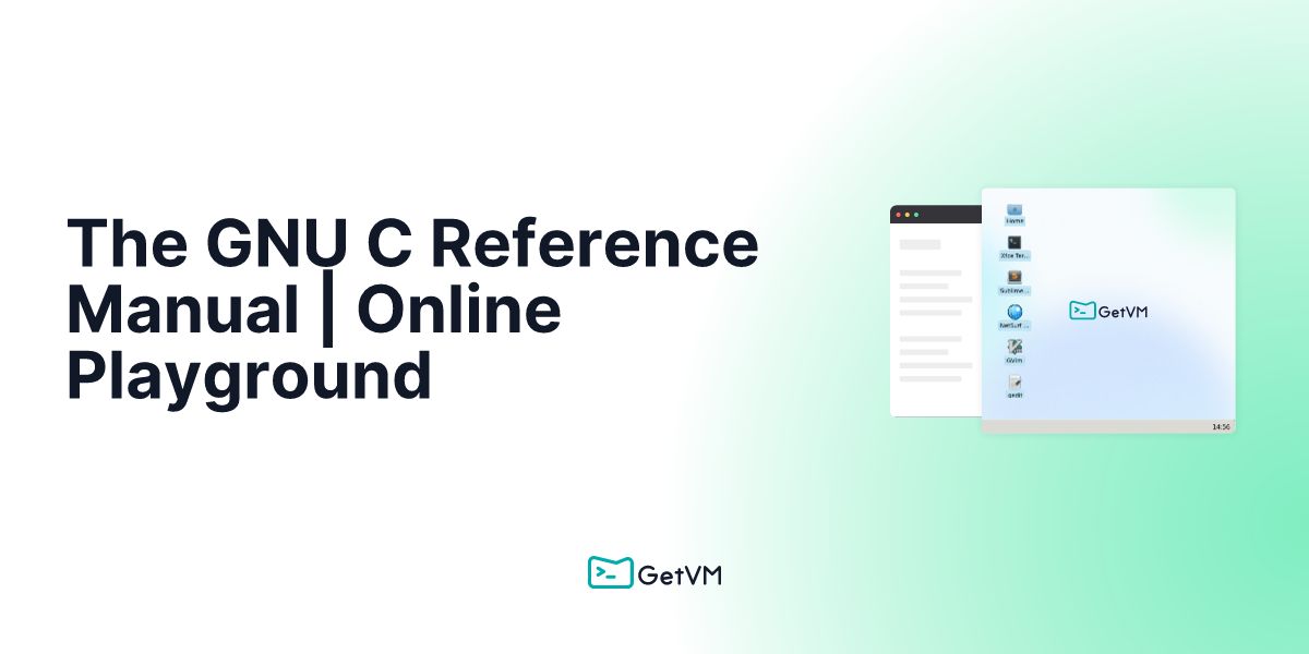 The GNU C Reference Manual | Online Playground