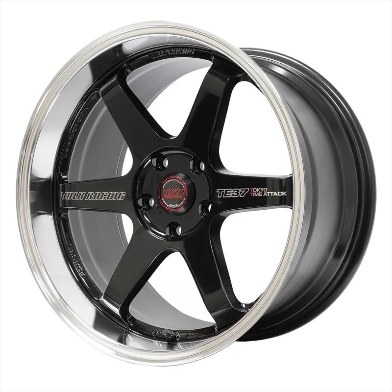 Volk TE37 TTA Rims - Double Black | Get Your Wheels