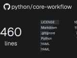 Python Core Workflow Ghloc