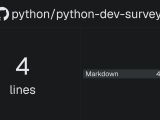 Python Python Dev Survey Ghloc