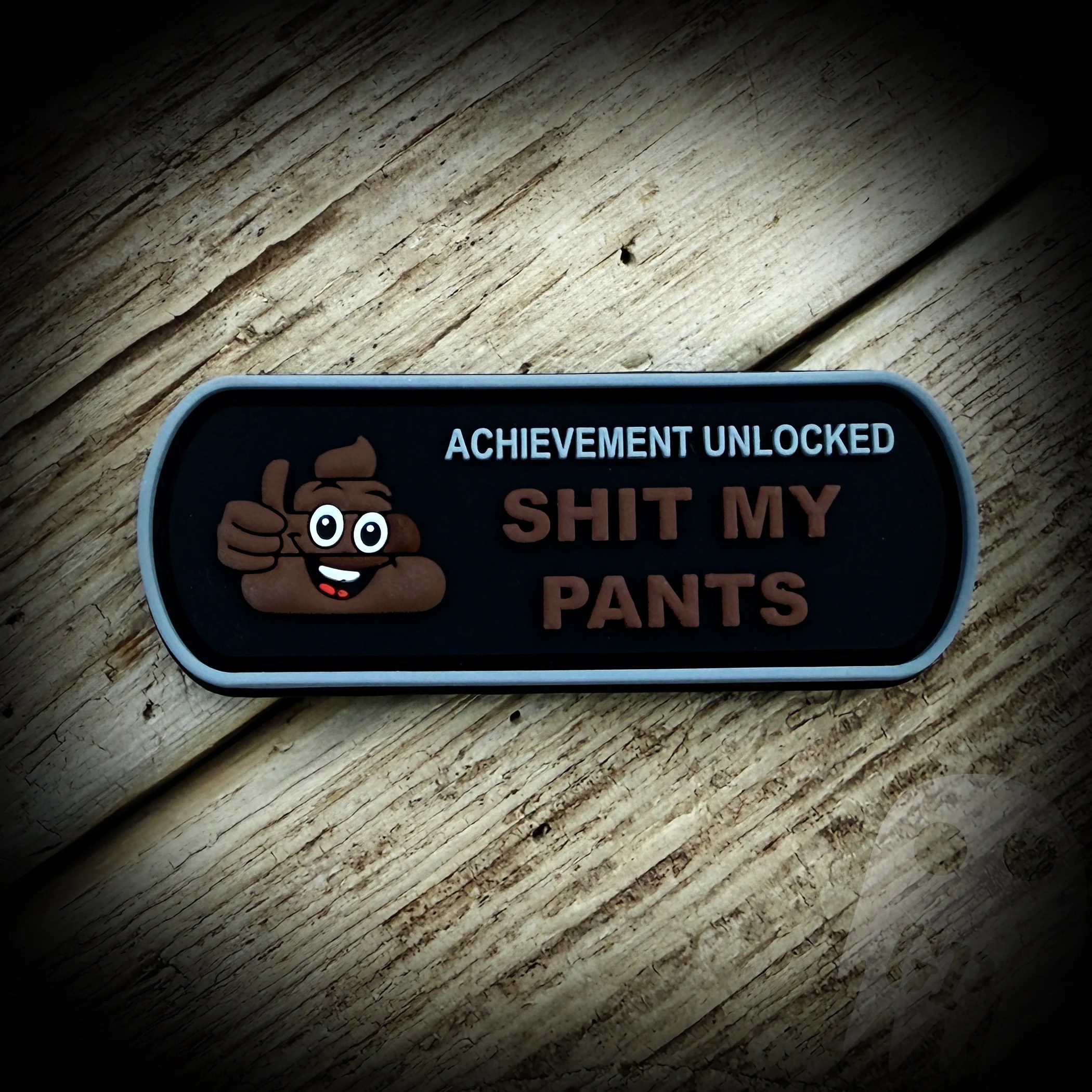 Shit My Pants Pmpm Achievement Pvc Patch Ghost Patch