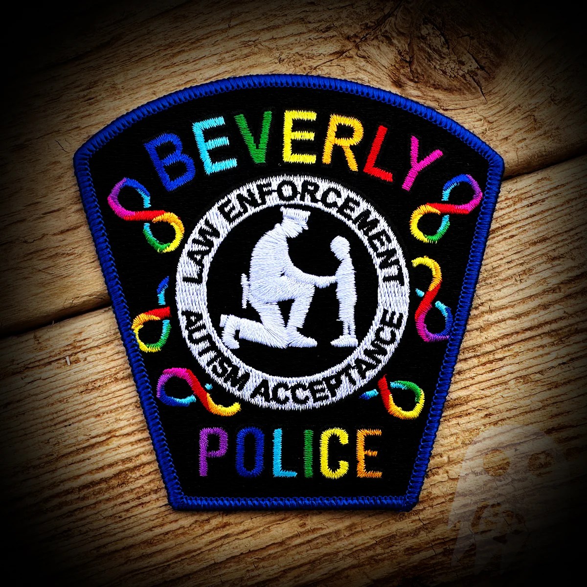 2024 Autism Beverly Ma Pd Autism Patch Ghost Patch