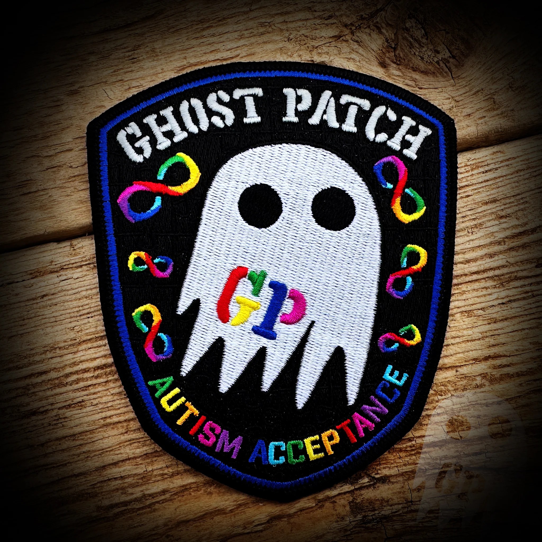 2024 Ghost Patch Autism Acceptance Patch Ghost Patch