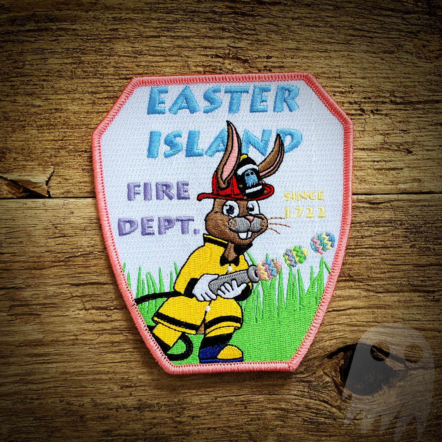 Easter Island Fire Department Easter 2022 Patch Ghost Patch