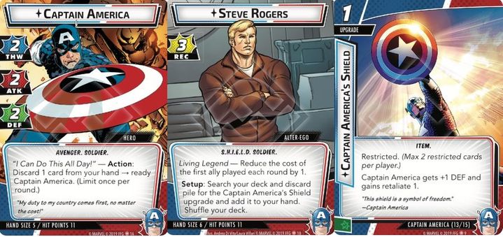Marvel Champions Captain America Hero Pack Review - Gideon's Gaming