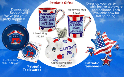 Election Day Gifts and Party Supplies | The Giftaria Stores