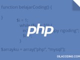 Belajar Looping Array Dan Fungsi Pada Php Gilacoding
