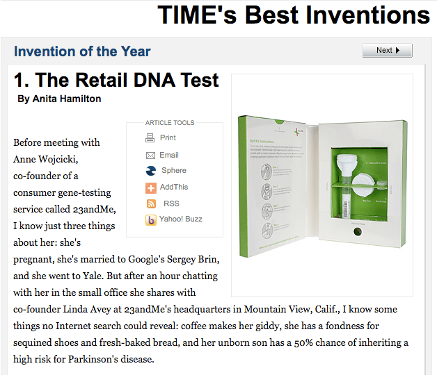 Predictive Gene Testing has Landed according to TIME | The Future of ...