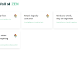 Wall Of Zen Coding Challenge Your Landing Page For The Github Actions
