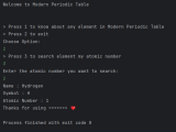 Github Codec Headec Periodic Table Using Java