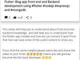 Github Devstack06 Flutter Blog App Creating A Video Series On Blog