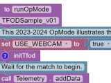 Blocks Sample Opmode For Tfod First Tech Challenge Ftcrobotcontroller