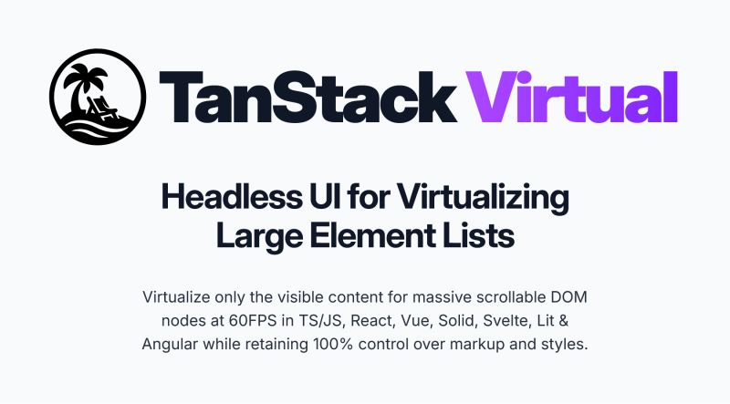 Github Tanstack Virtual Headless Ui For Virtualizing Large Element - Gorgeous 8K Mountain Textures | Free Download