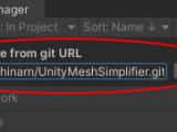 Installing Through Package Manager Whinarn Unitymeshsimplifier Wiki