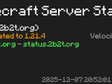 Github Leiuary Nonebot Plugin Mcserver Status Check 一款原版风格 美观高效的