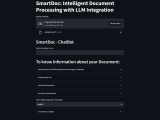 Github Rsharvesh16 Smartdoc Document Processing With Llm Smartdoc Is