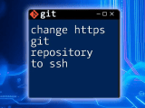 Change Https Git Repository To Ssh A Quick Guide