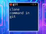 Mastering The Clone Command In Git A Quick Guide