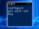 Configure Git With Ssh Key A Quick Guide