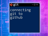 Connecting Git To Github A Simple Step By Step Guide