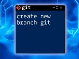 Mastering Git Push To New Branch On Github