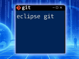 Eclipse Git Mastering Commands In No Time