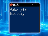 Mastering Git History A Quick Guide To Commands