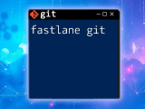 Fast Forward In Git A Quick Guide To Mastery