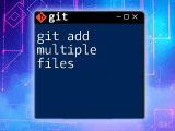 Git Commit Multiple Files A Quick Guide To Mastery