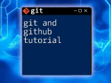 Quick Guide To Git Upload To Github