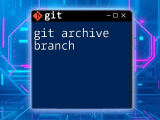 Mastering Git Archive Repo A Quick Guide