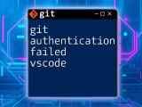 Git Authentication Failed In Vscode Quick Fix Guide