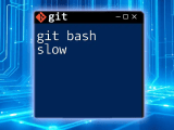 Mastering Git Bash Terminal Windows A Quick Guide