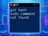 Git Lfs Command Not Found Troubleshooting Made Easy