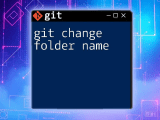 Mastering Git Move Folder A Quick Guide