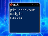Mastering Git A Guide To Git Pull Origin Master